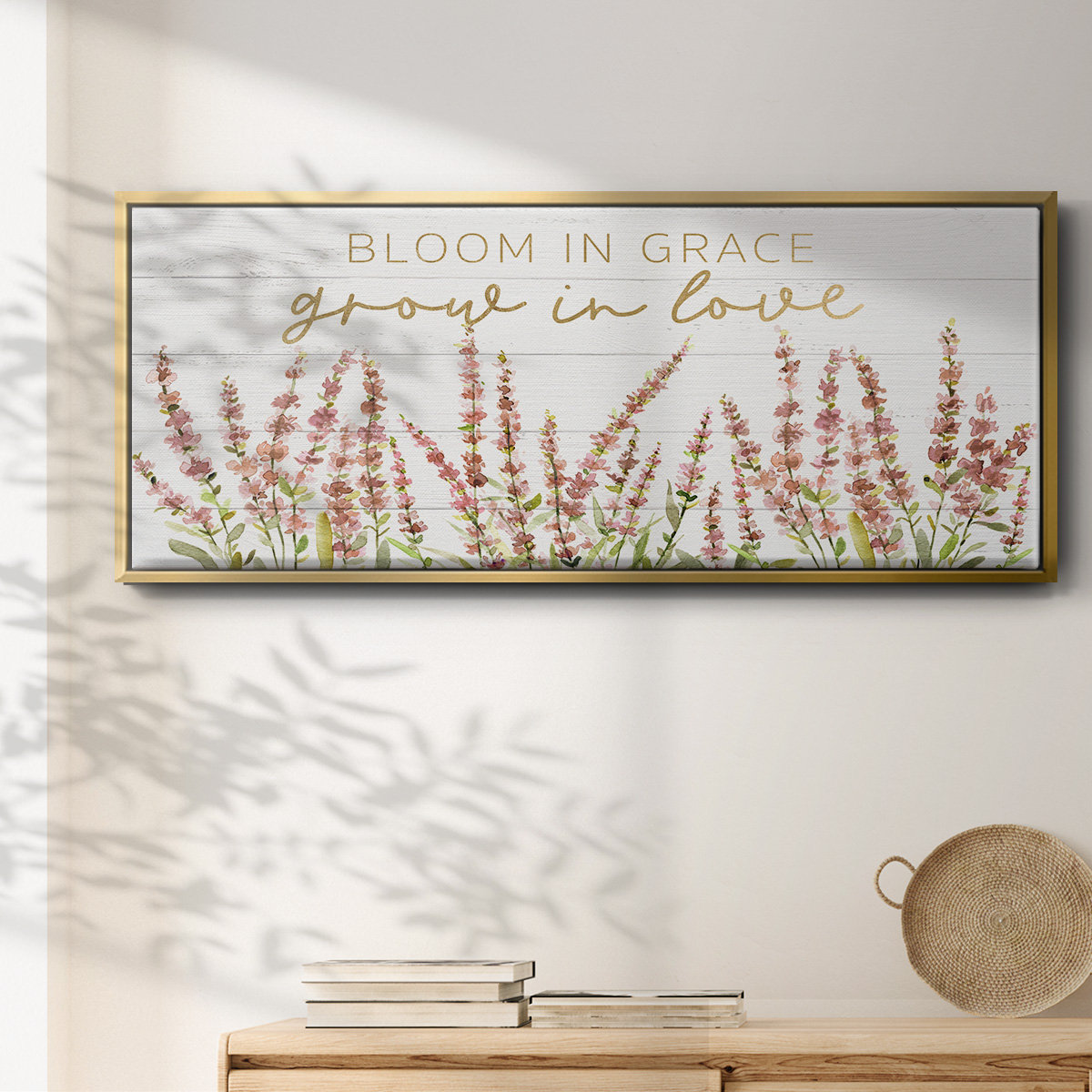 Wexford Home Grow in Love- Framed Canvas | Wayfair