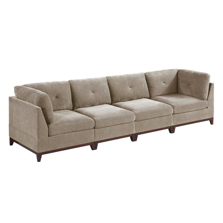 F&L Homes Studio Danhiccy 134'' Upholstered Sofa | Wayfair