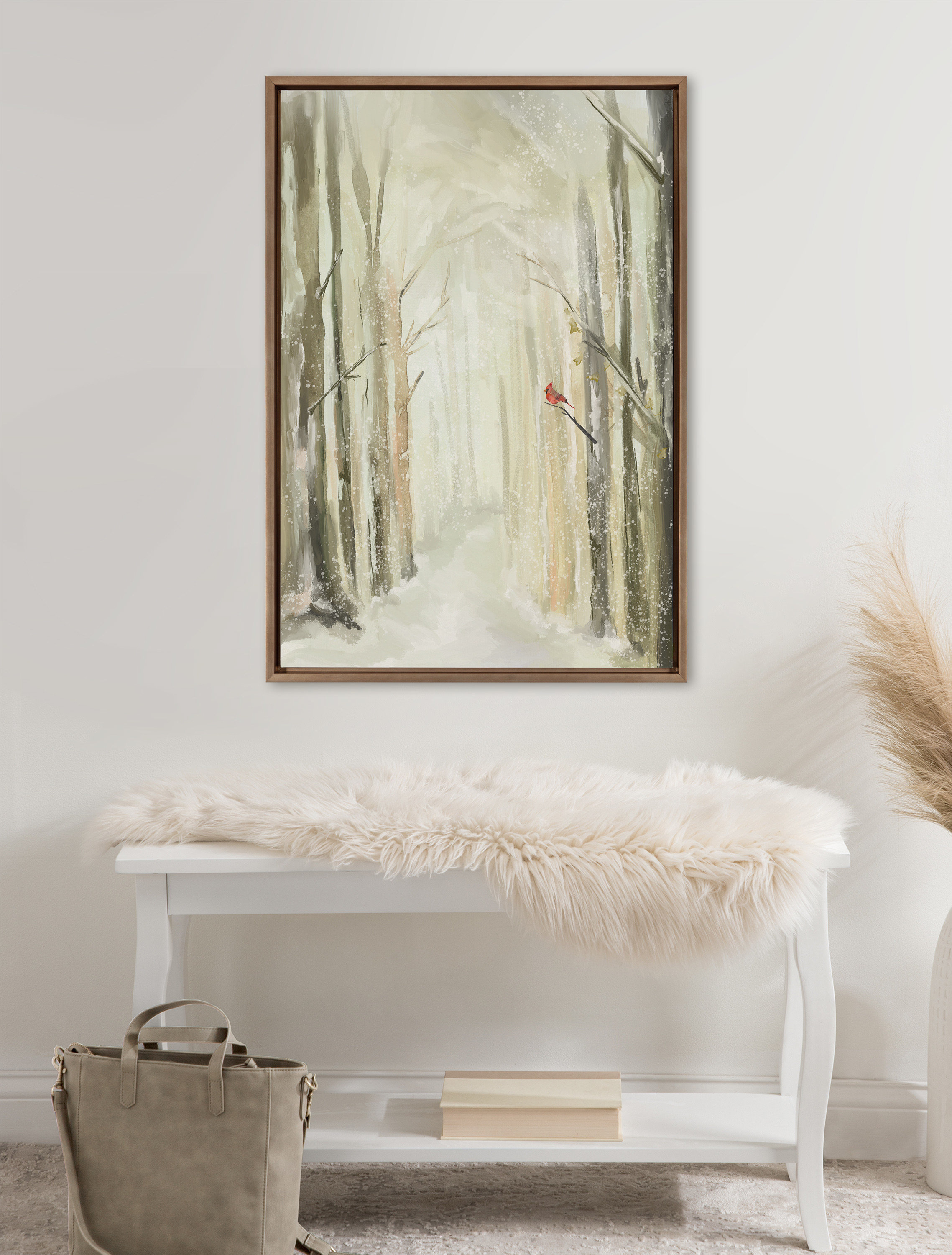 Red Barrel Studio® Winter Landscape 2 Framed On Canvas by Annie Quigley ...
