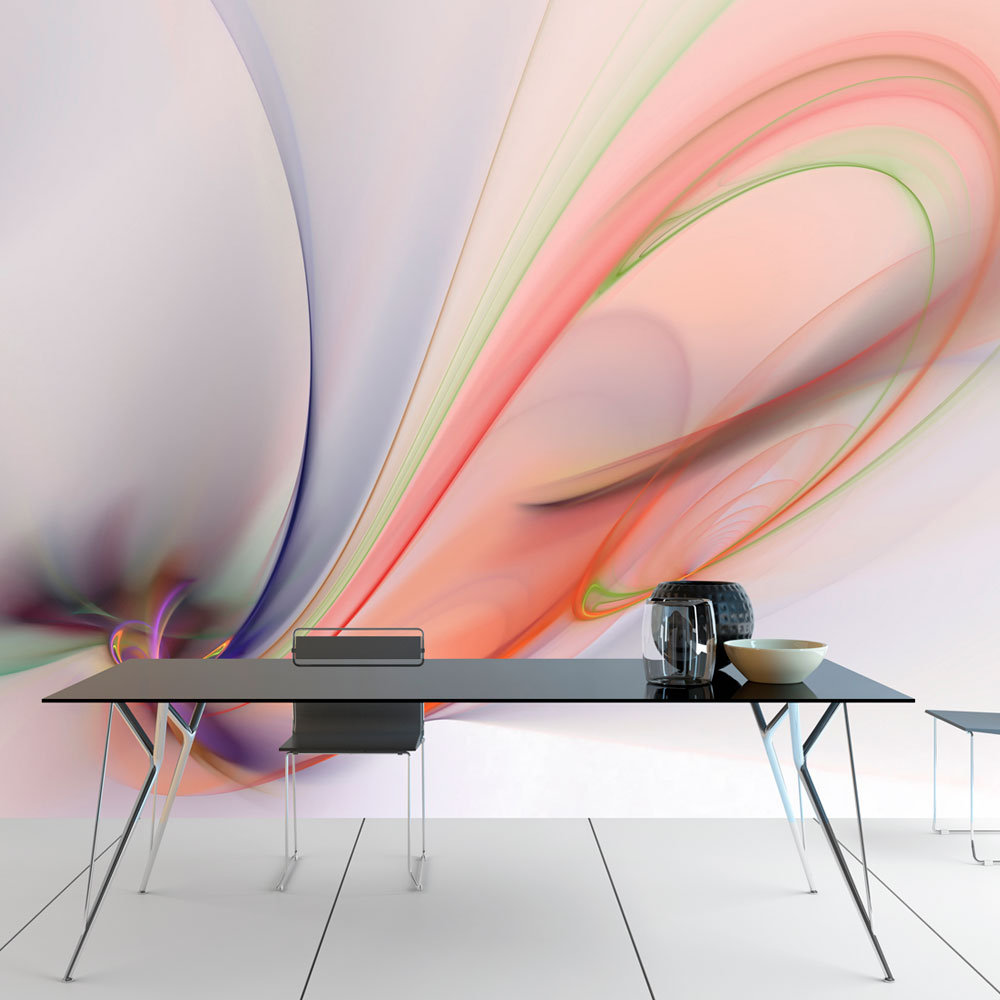 East Urban Home Silky Colourful Smoke Wall Mural | Wayfair