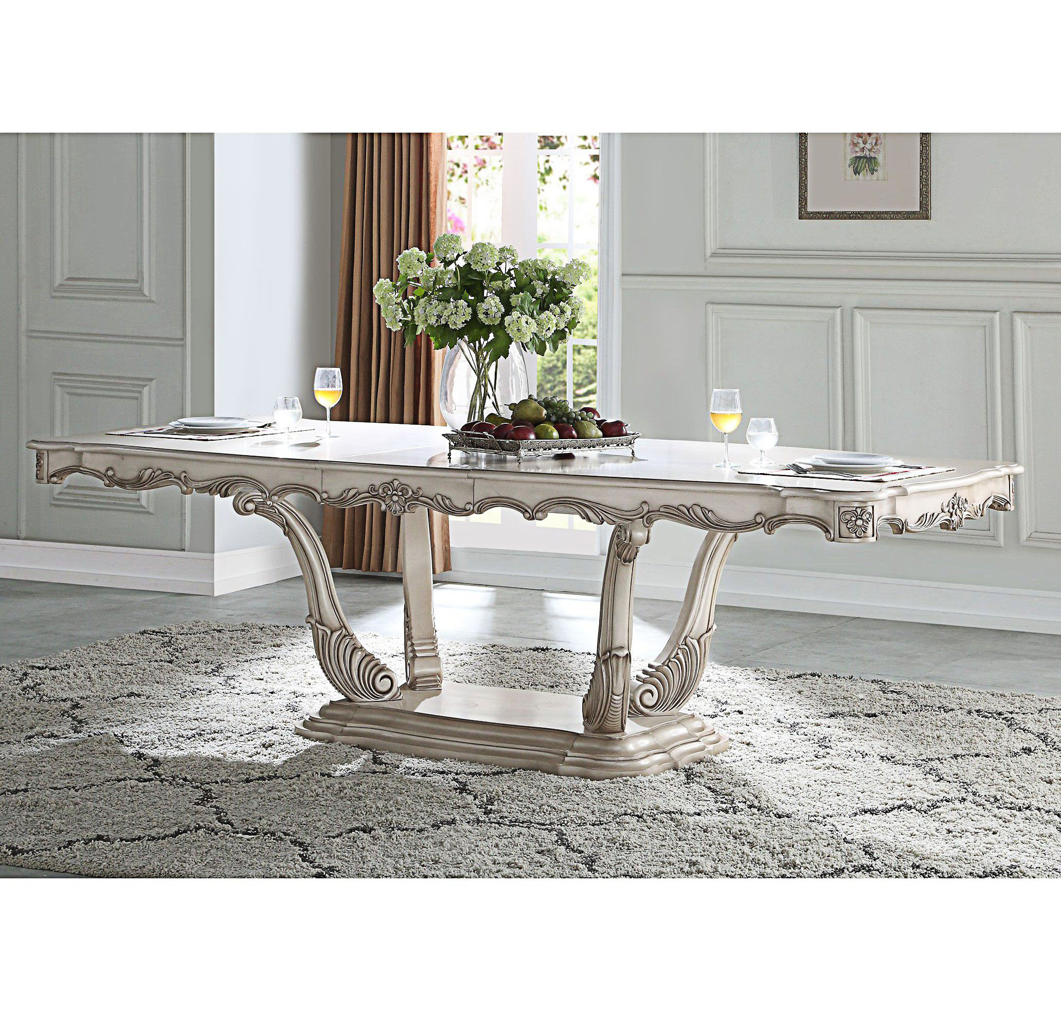 Bloomsbury Market Dining Table With Bottom Shelf - Wayfair Canada
