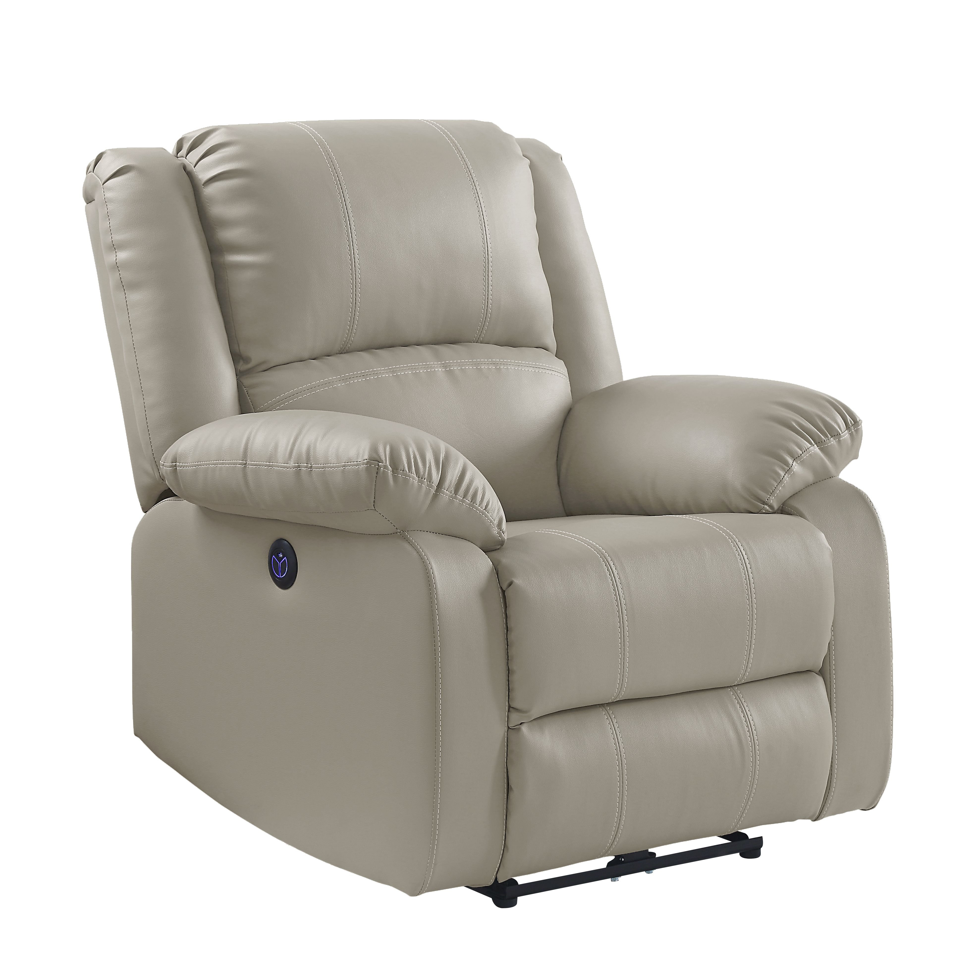 Lark Manor™ Burrus Power Motion Recliner with USB in Beige | Wayfair