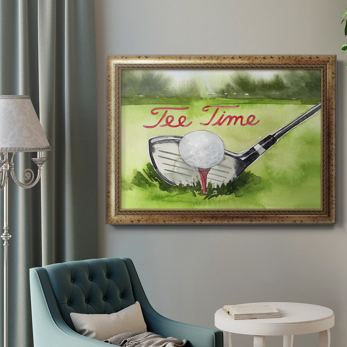 Trinx Tee Off Time III - Picture Frame Painting on Canvas - Wayfair Canada