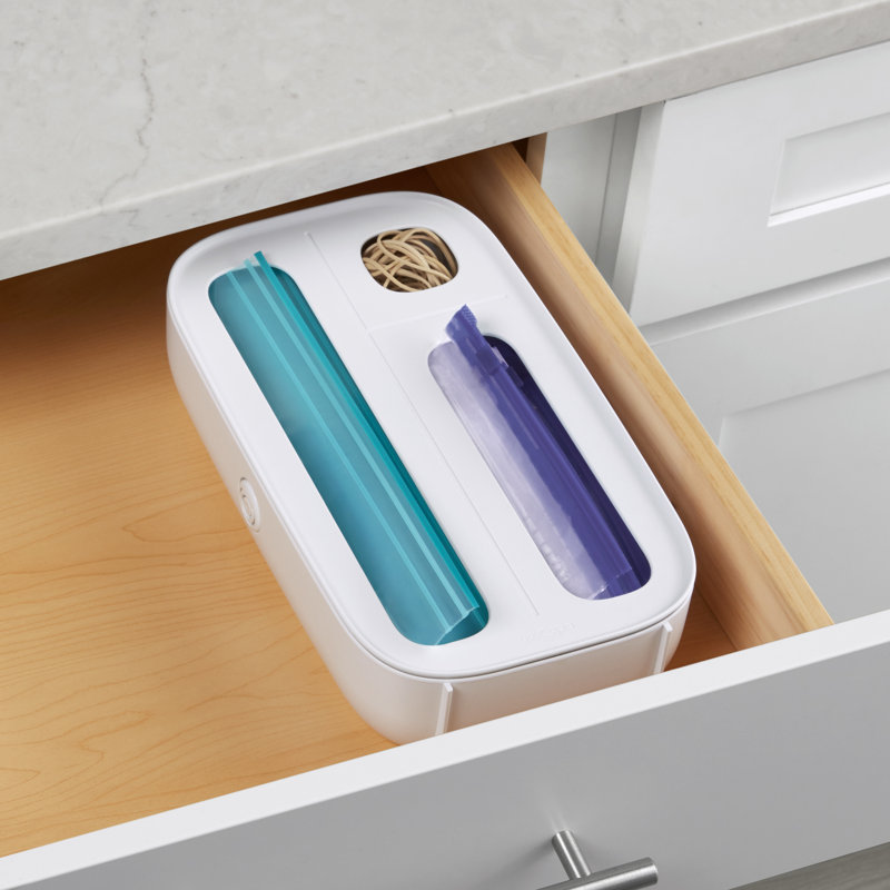 YouCopia® StoraBag™ Drawer Food Bag Dispenser, 3-Slot, Plastic Sandwich ...