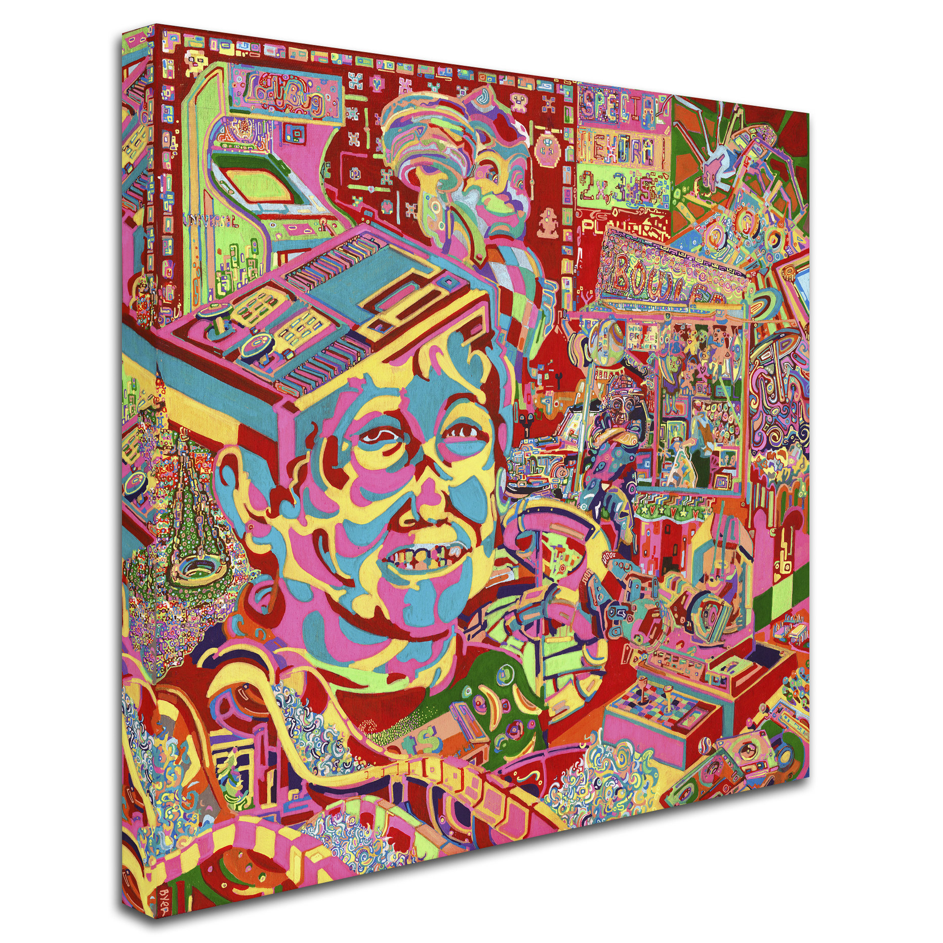 Trademark Fine Art 'The Gamer Kid' Graphic Art Print on Wrapped Canvas ...