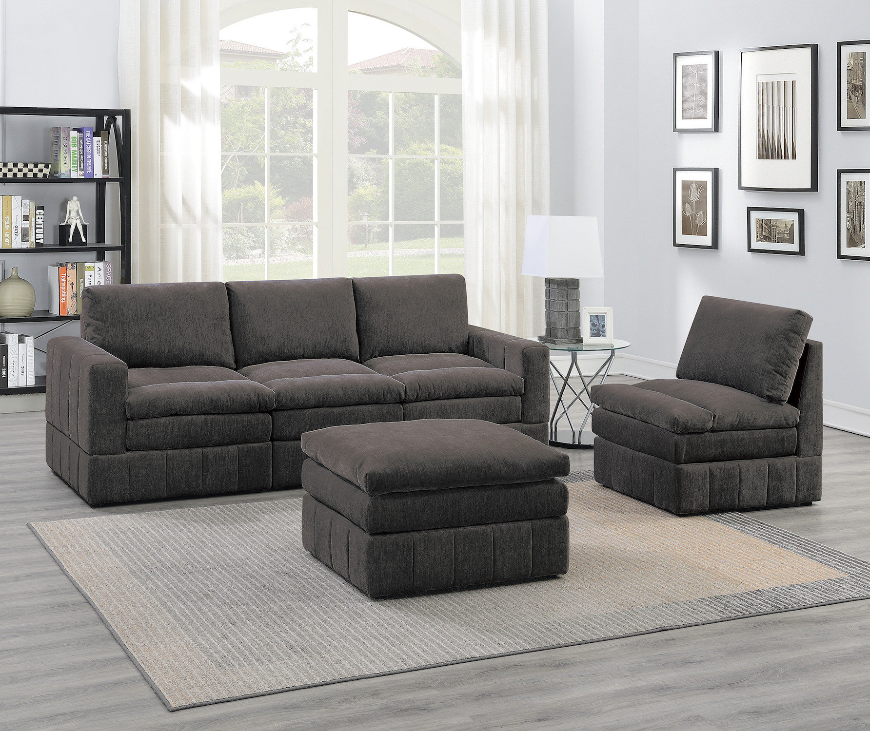 Ebern Designs Tambrey 3 Piece Living Room Set | Wayfair