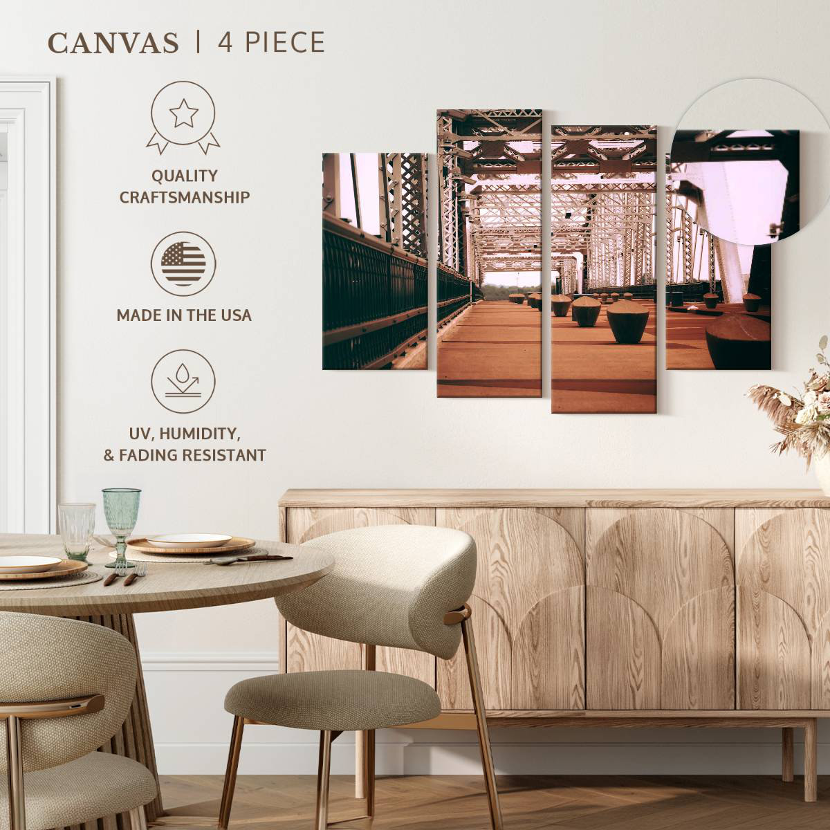 Ebern Designs Lilie Nashville Cumberland Bridge | Wayfair