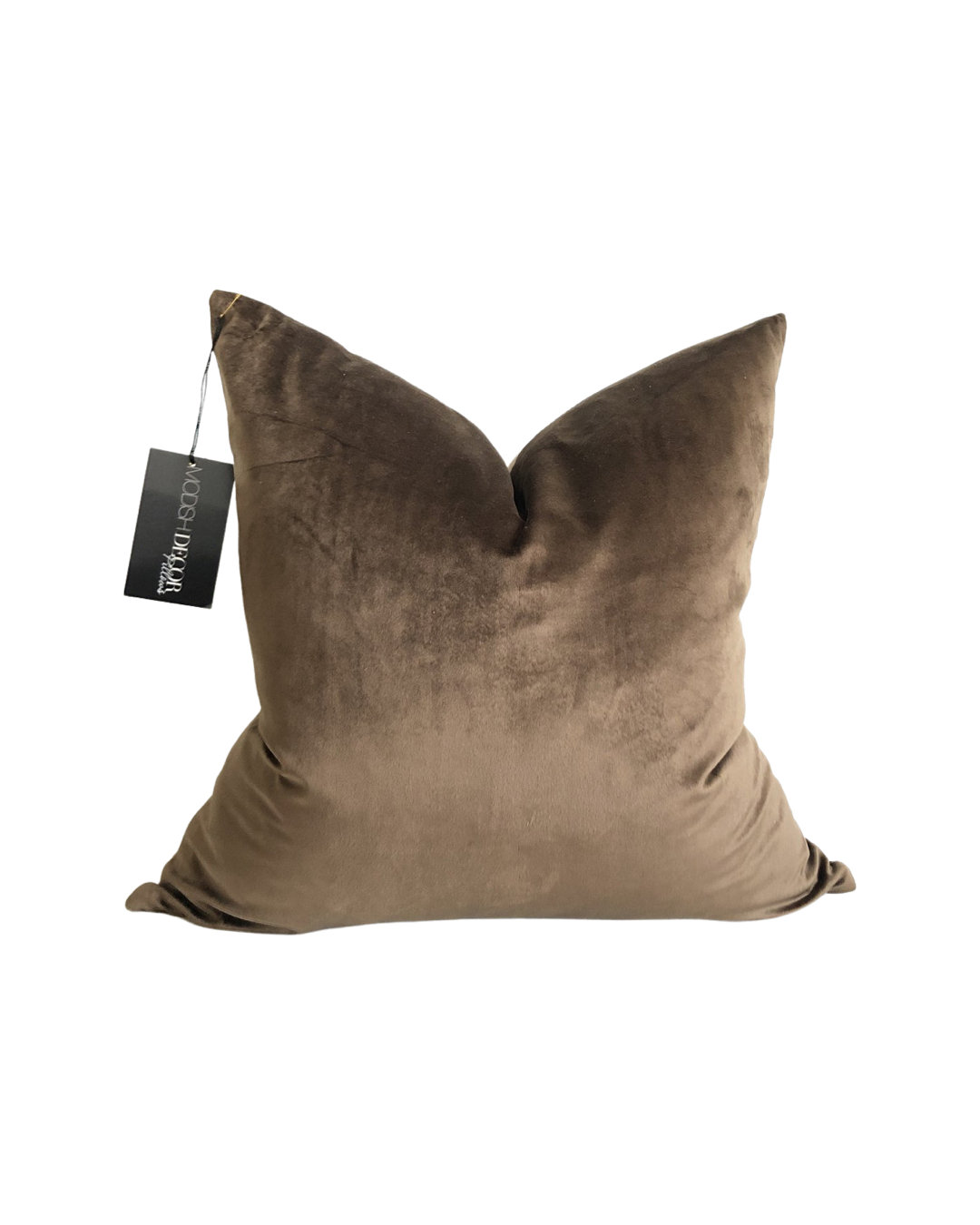 Modish Decor Pillows Mocha Velvet Cover | Wayfair