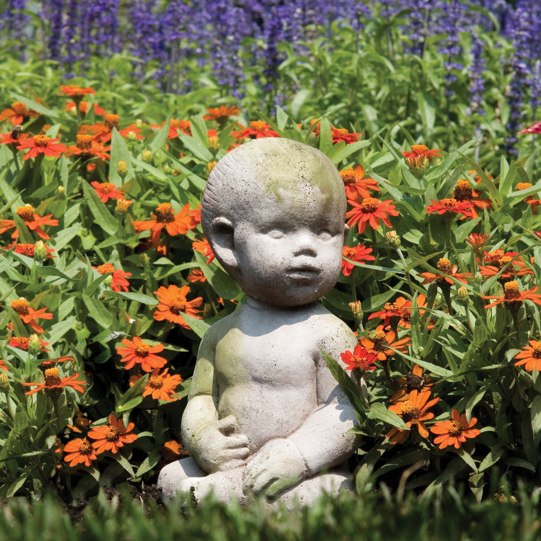 Trinx Children Baby by Ann Copper Outdoor Statue & Reviews | Wayfair