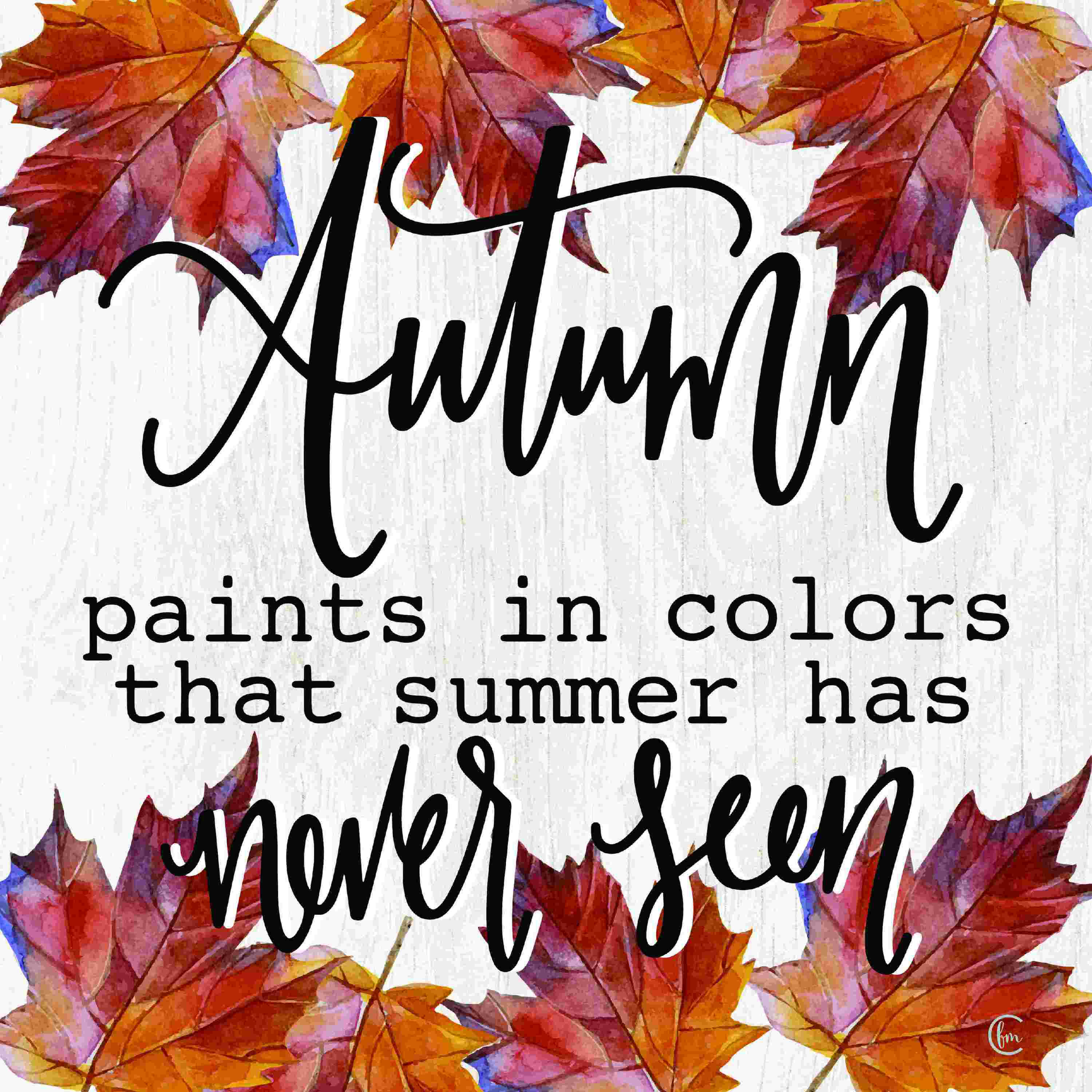 Trinx Autumn Paints In Colors 2882805 | Wayfair
