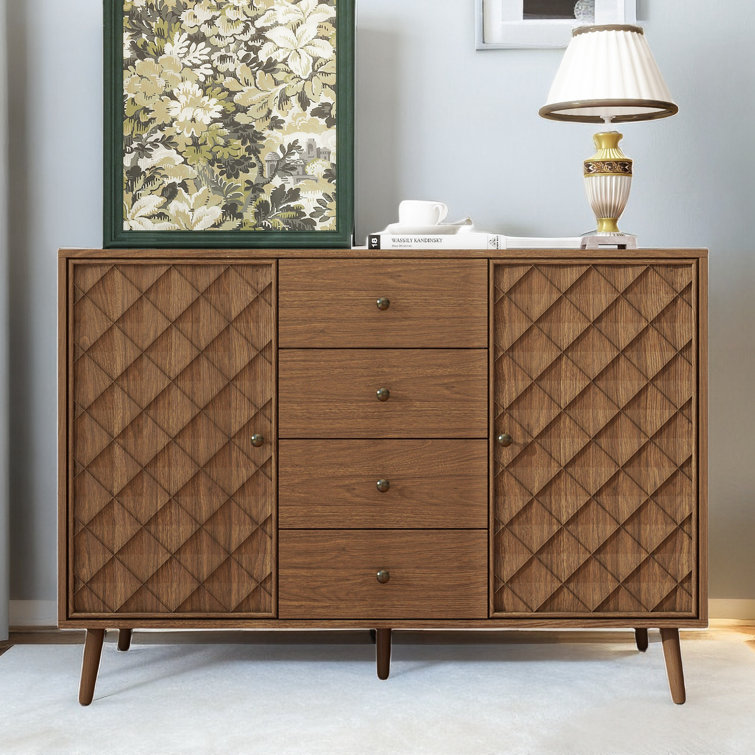 George Oliver Khrysta 47.24" Wide 4 Drawer Server - Wayfair Canada