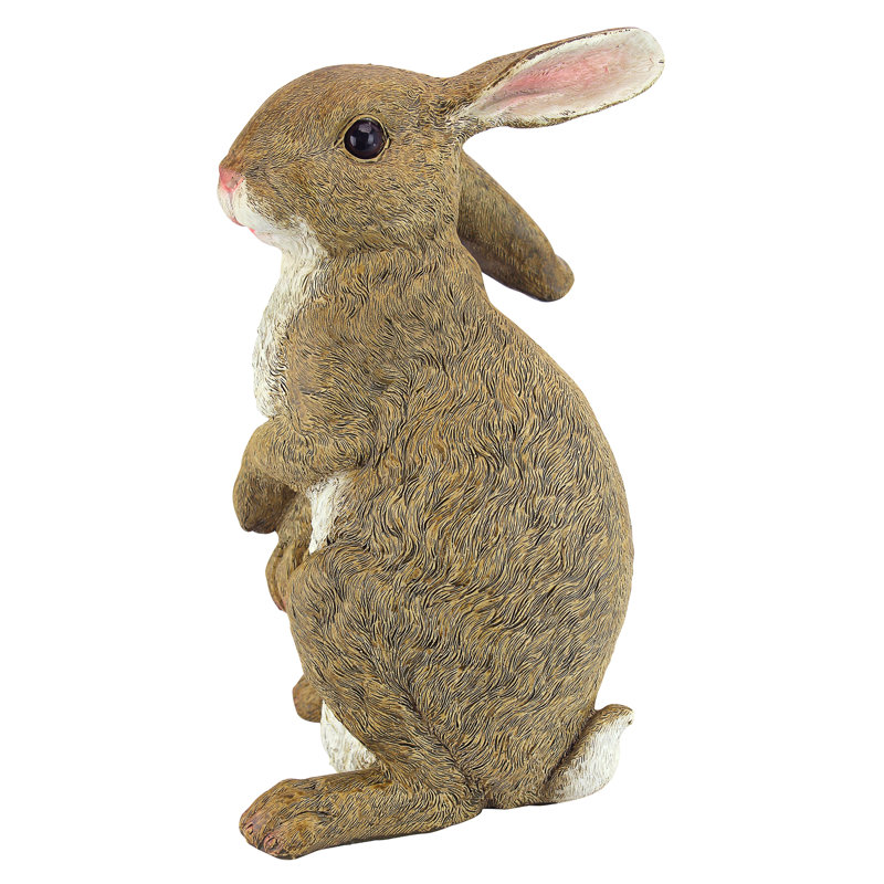 Design Toscano Hopper, the Bunny, Standing Garden Rabbit Statue ...