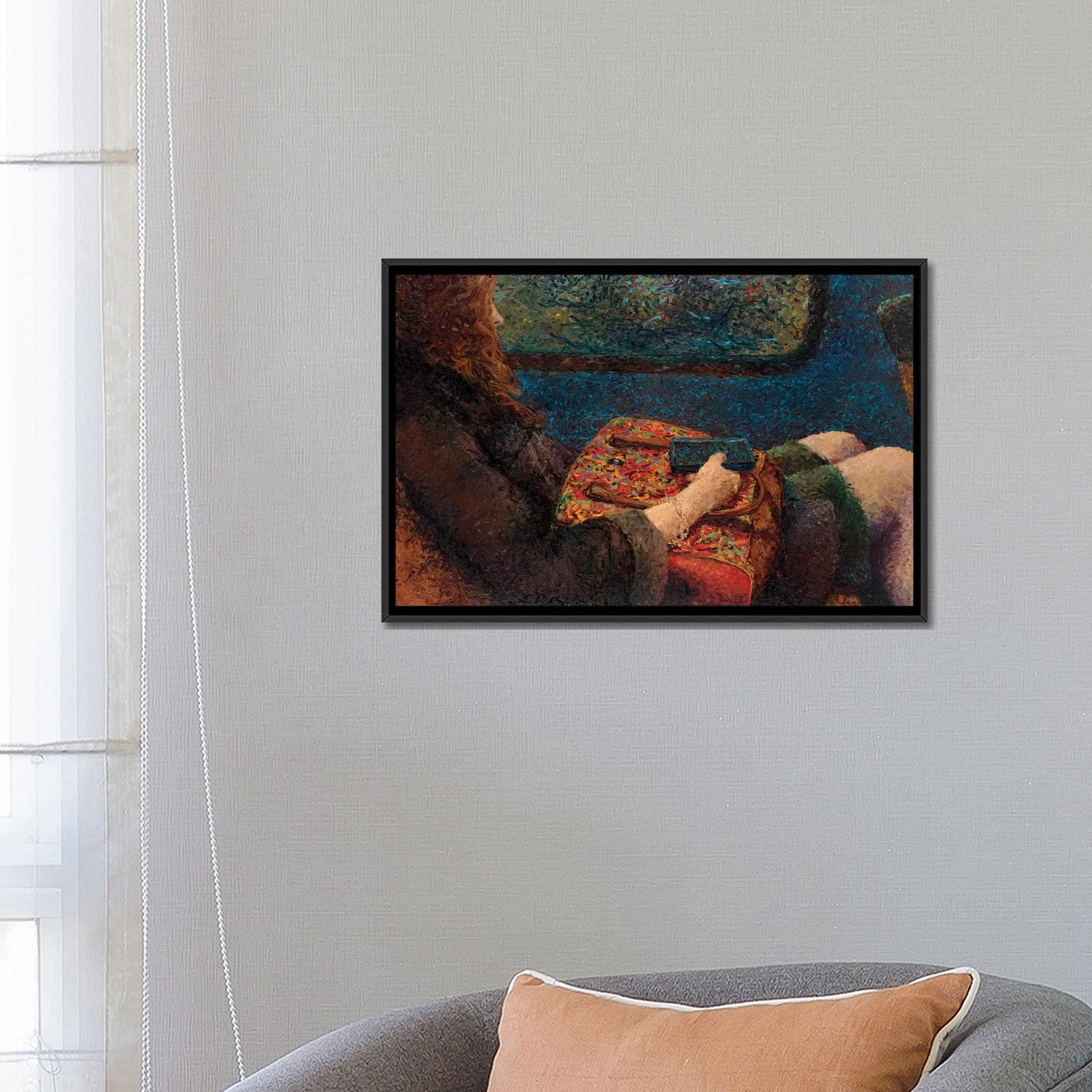 Red Barrel Studio® Iris Scott - Penn Station Painting Print on Wrapped ...