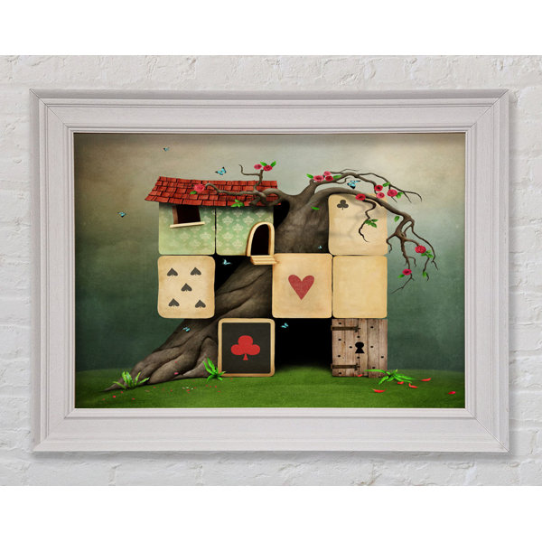 Happy Larry Roll The Dice House Alice In Wonderland Framed Print ...