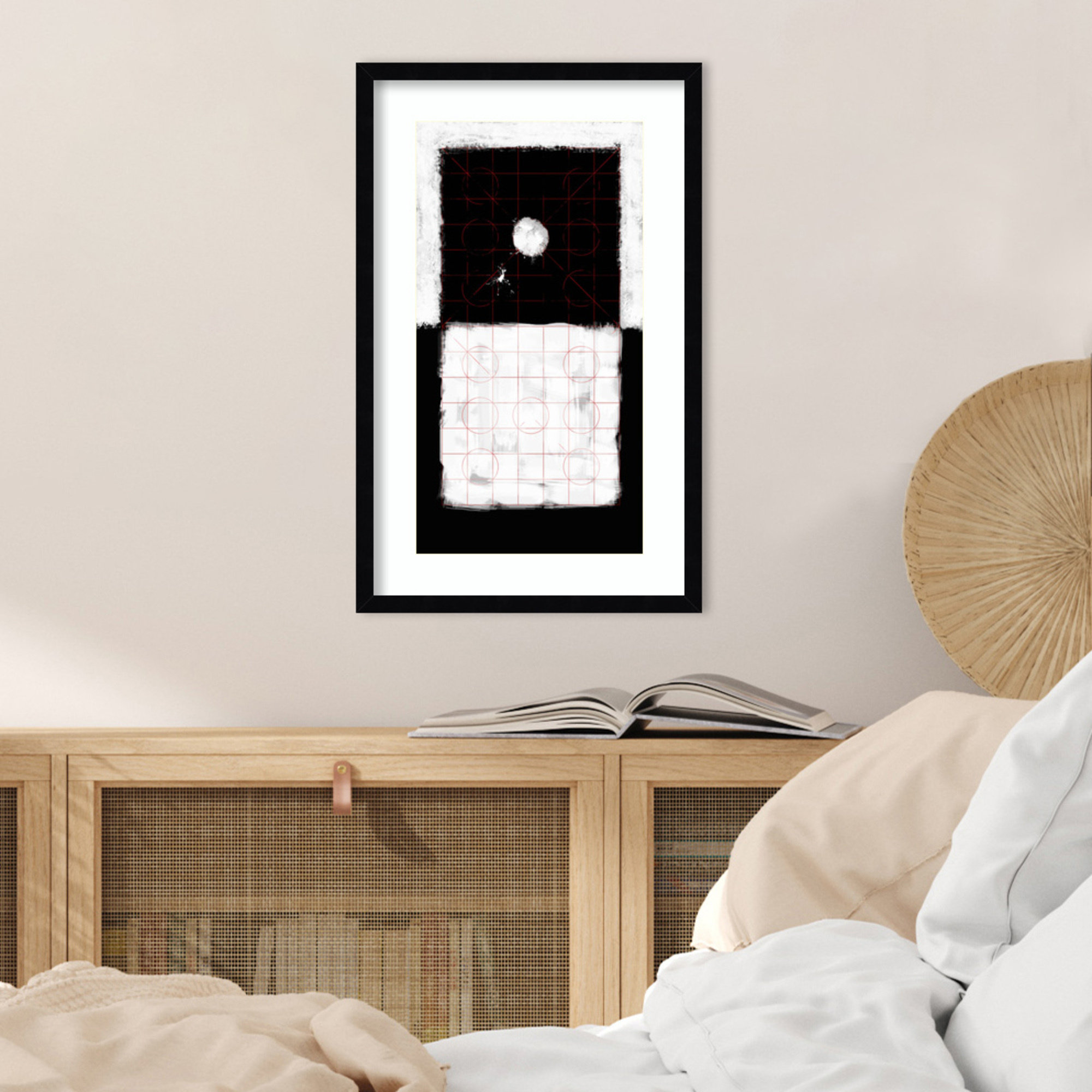 17 Stories Genesis Day 1 Light Framed On Paper by Francois Domain Print ...