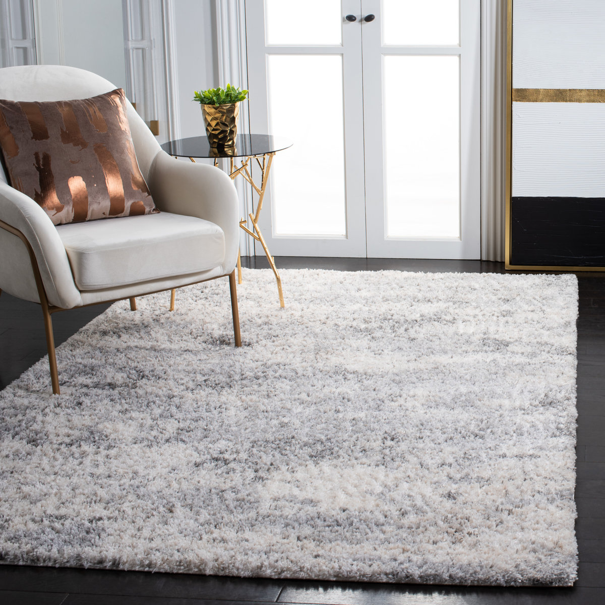 Trent Austin Design® Hasting Ivory/Gray Area Rug & Reviews | Wayfair