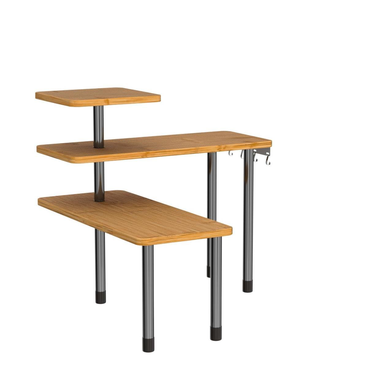 Latitude Run® Kitchen Countertop Organizer Corner Shelf - 3 Tier ...