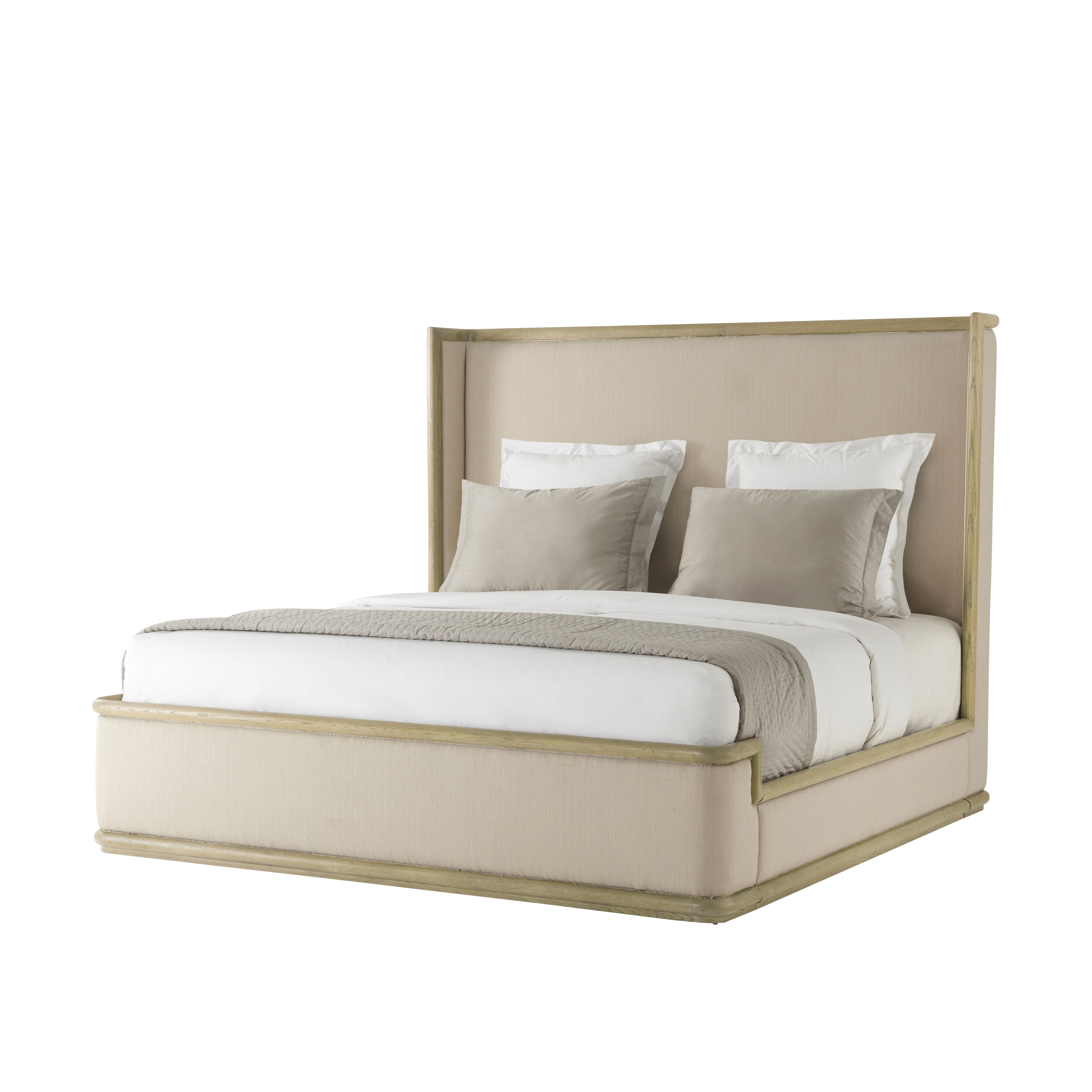 Theodore Alexander Catalina Upholstered Bed Solid Wood
