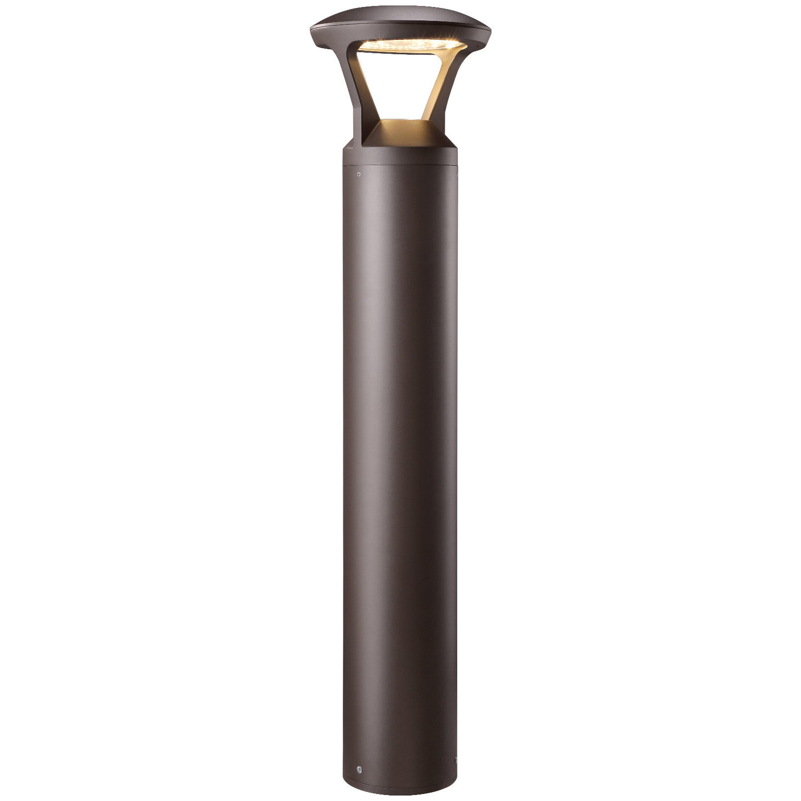 LEONLITE Bronze Integrated LED Metal Bollard Light | Wayfair