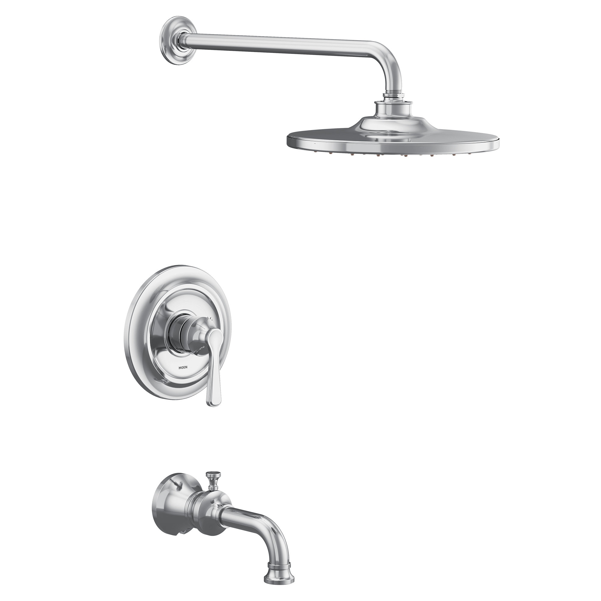 Moen Ensemble de garniture de baignoire et douche Moen Colinet M-CORE 2 ...