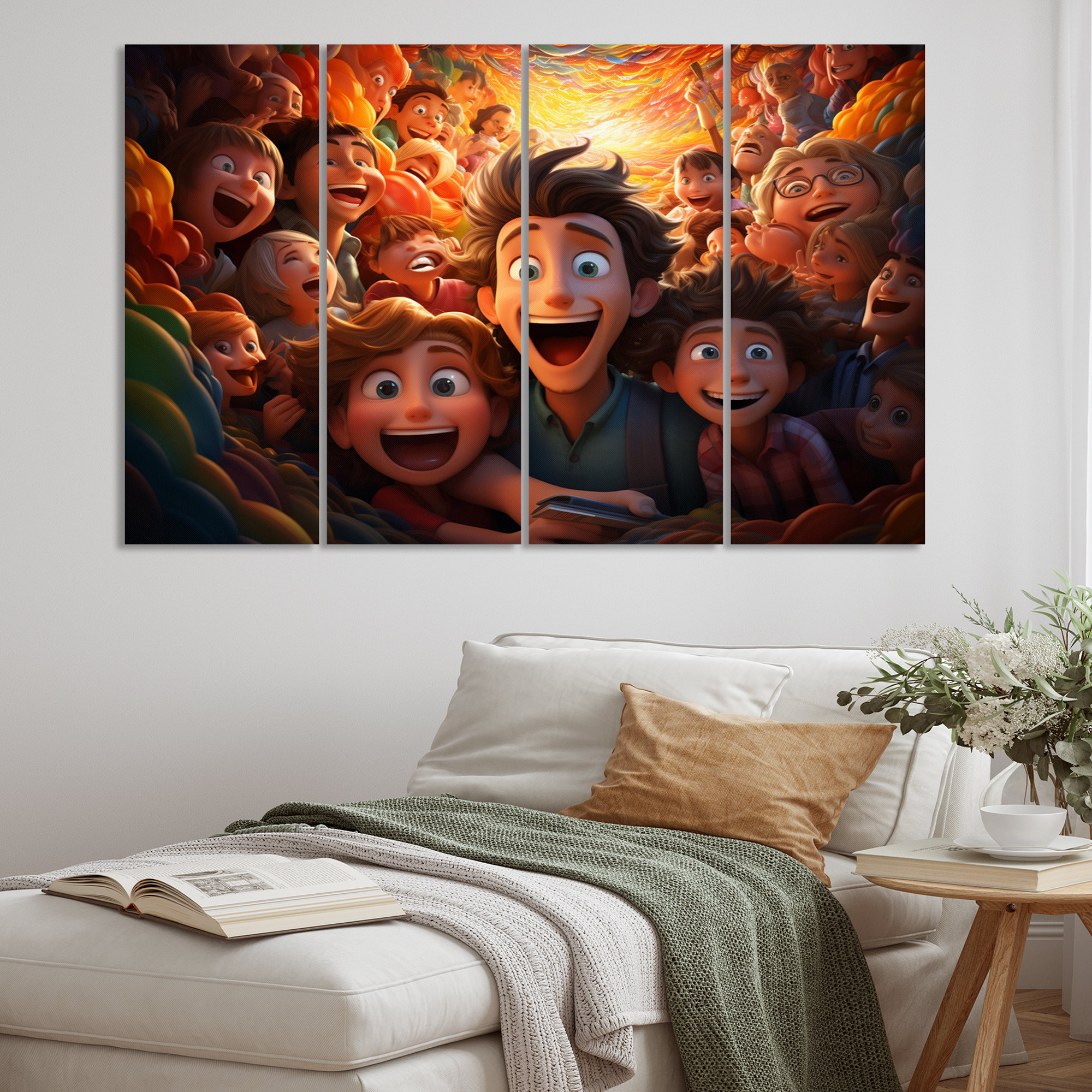 Design Art Animation At The Amusement Park III - Animation Wall Art ...