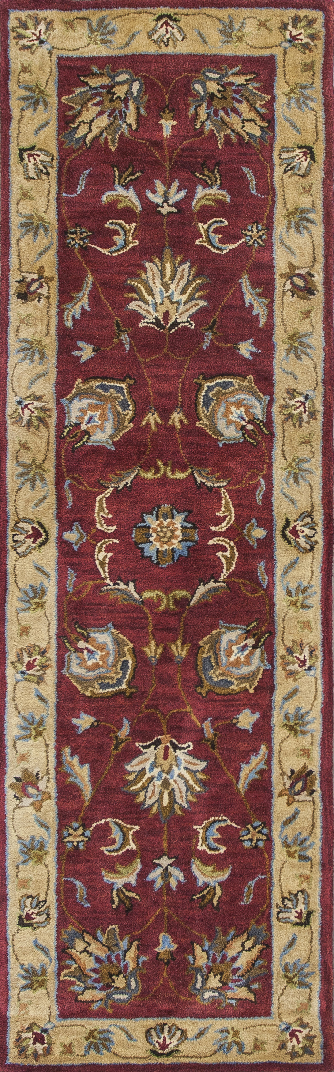 KAS Rugs Syriana Red/Cream Mahal Area Rug | Wayfair