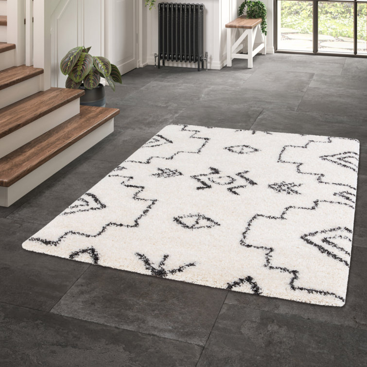Gracie Oaks High-pile shaggy rug in a classy look | Wayfair.co.uk