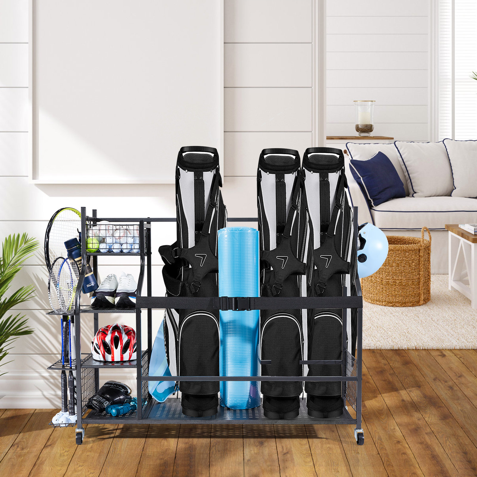 VEVOR Steel Freestanding Multi-Use Sports Rack & Reviews | Wayfair