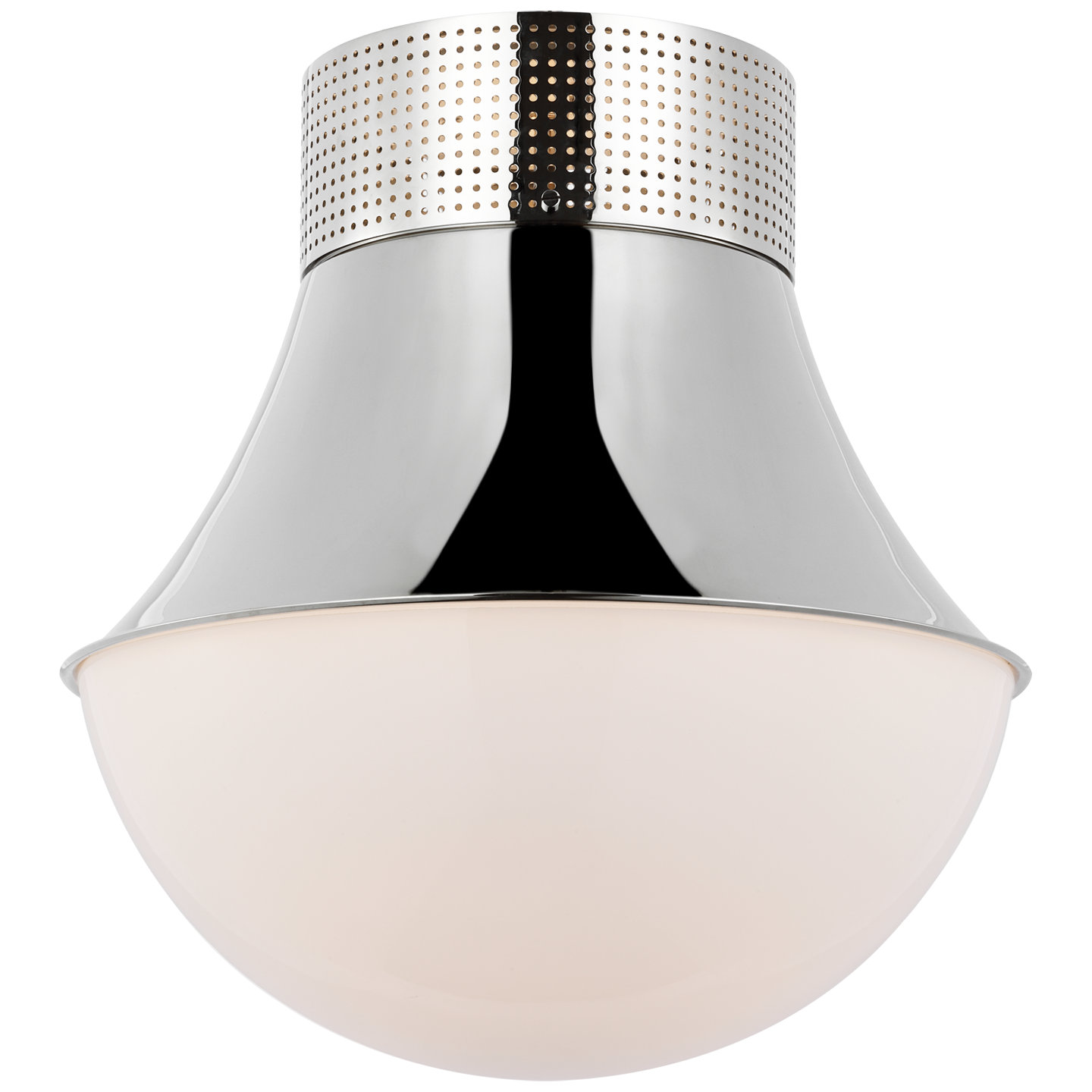 Visual Comfort Signature Precision Glass LED Bowl Flush Mount | Perigold