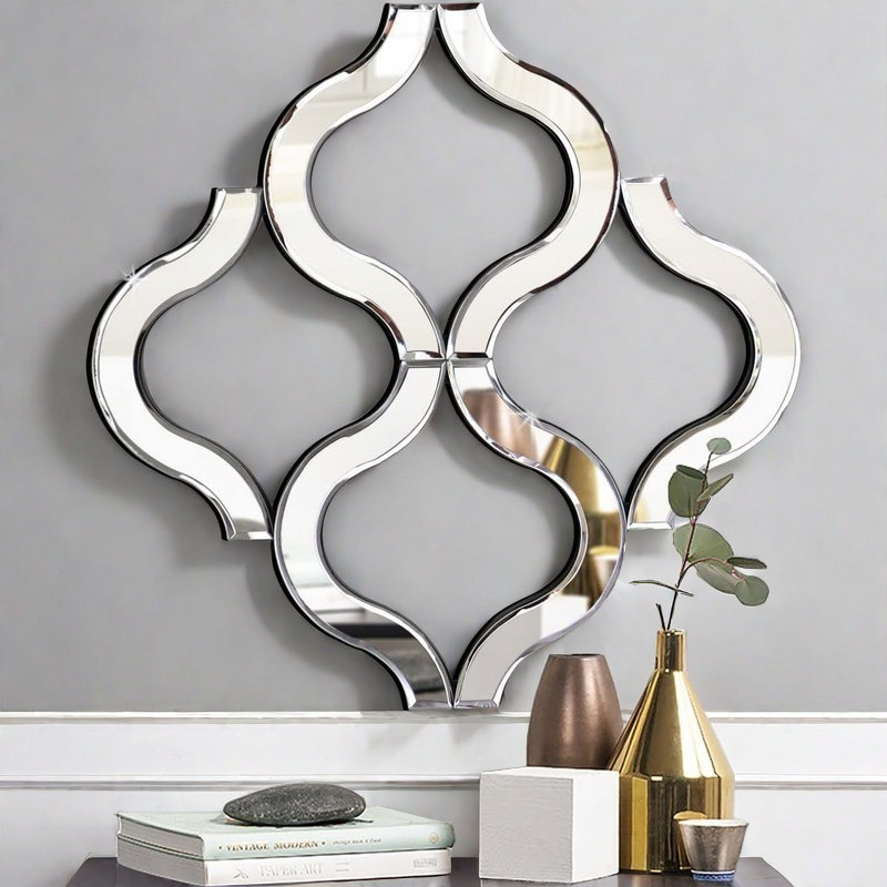 House of Hampton® Arc-Shaped Decorative Wall Mirror | Wayfair