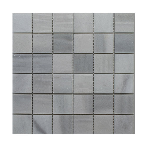 Seven Seas Collection Siberian 2" x 2" Marble Grid Mosaic Wall & Floor ...