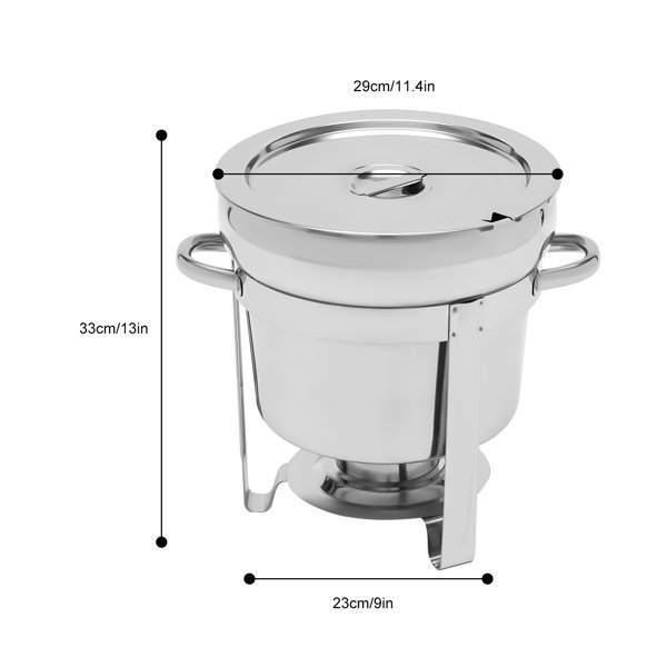 The Party Aisle™ Commercial Soup Chafer Chafing Dish Set | Wayfair