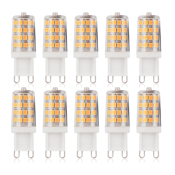 Symple Stuff 3W G9 Dimmable LED Capsule Light Bulb (Set of 10 ...