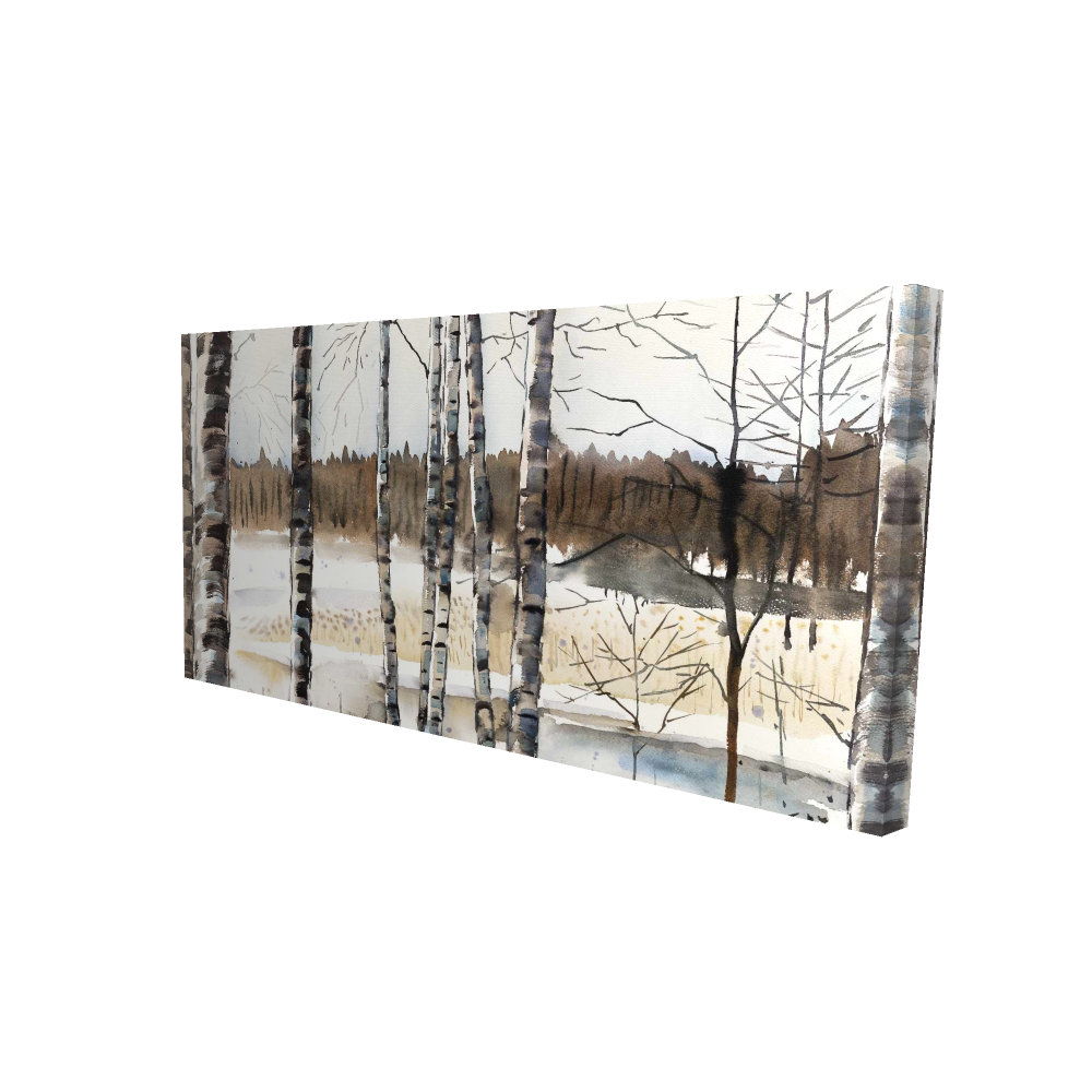 Lark Manor Winter Swamp - Hygge Holidays Canvas for Cozy Home Decor ...