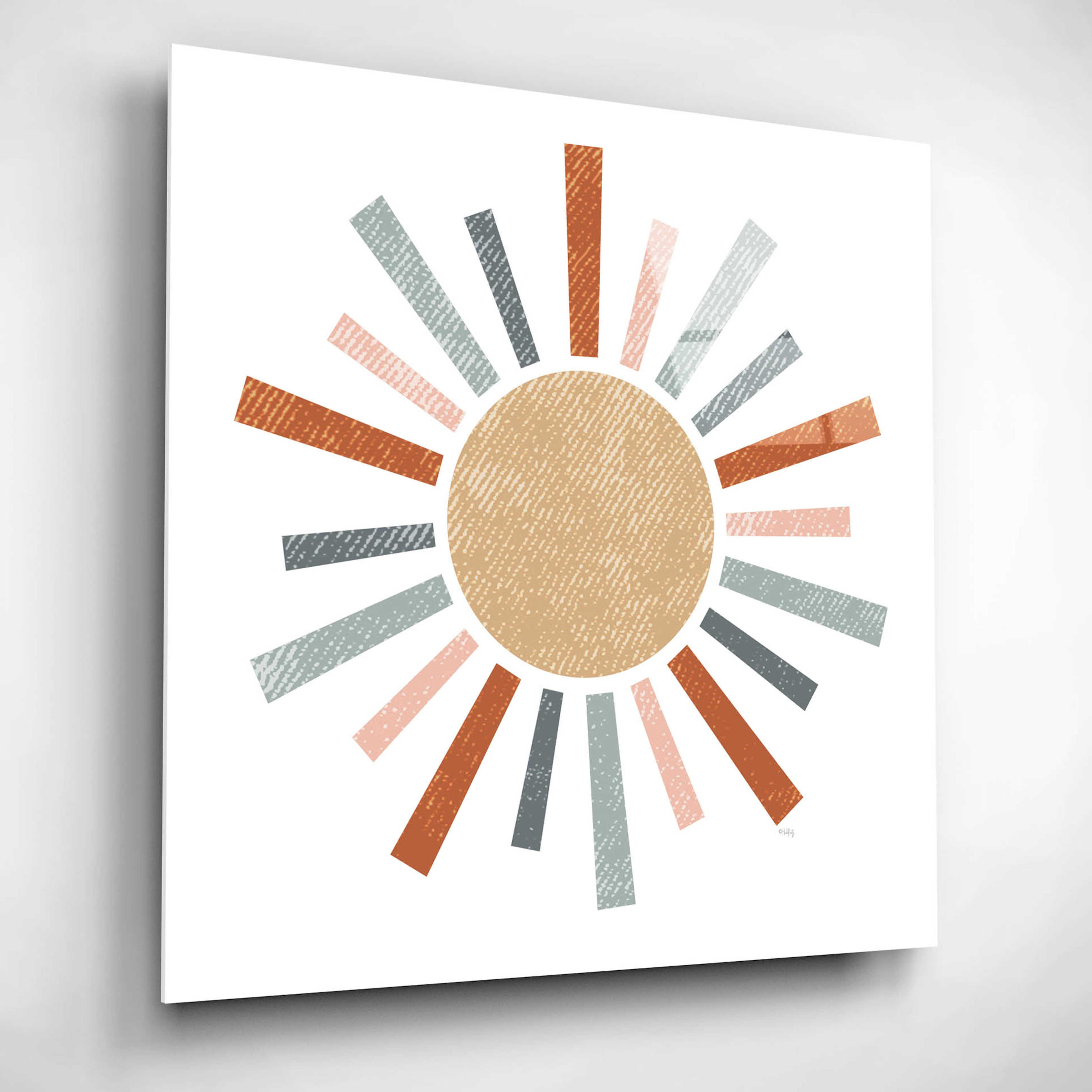 Red Barrel Studio Rustic Rainbow Sun by Heidi Kuntz - Unframed Print ...