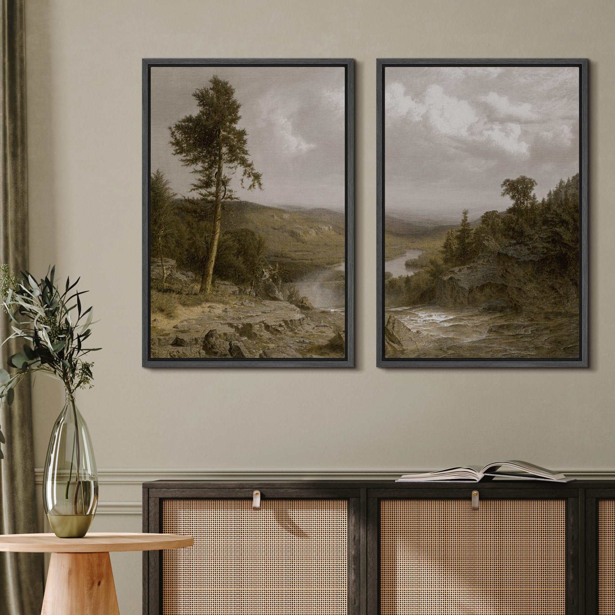 wall26 " Lone Pine Overlooking The Valley Classic Nature Scenery Nature ...
