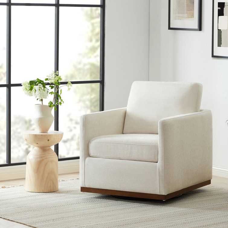 Wade Logan® Assiatou Wide Swivel Arm Chair & Reviews | Wayfair