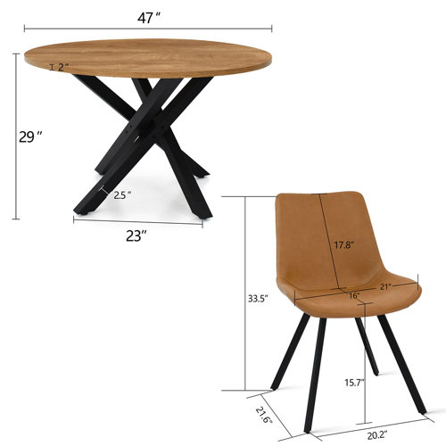 Trent Austin Design® Pinkard 4 - Person Round Dining Table Set ...