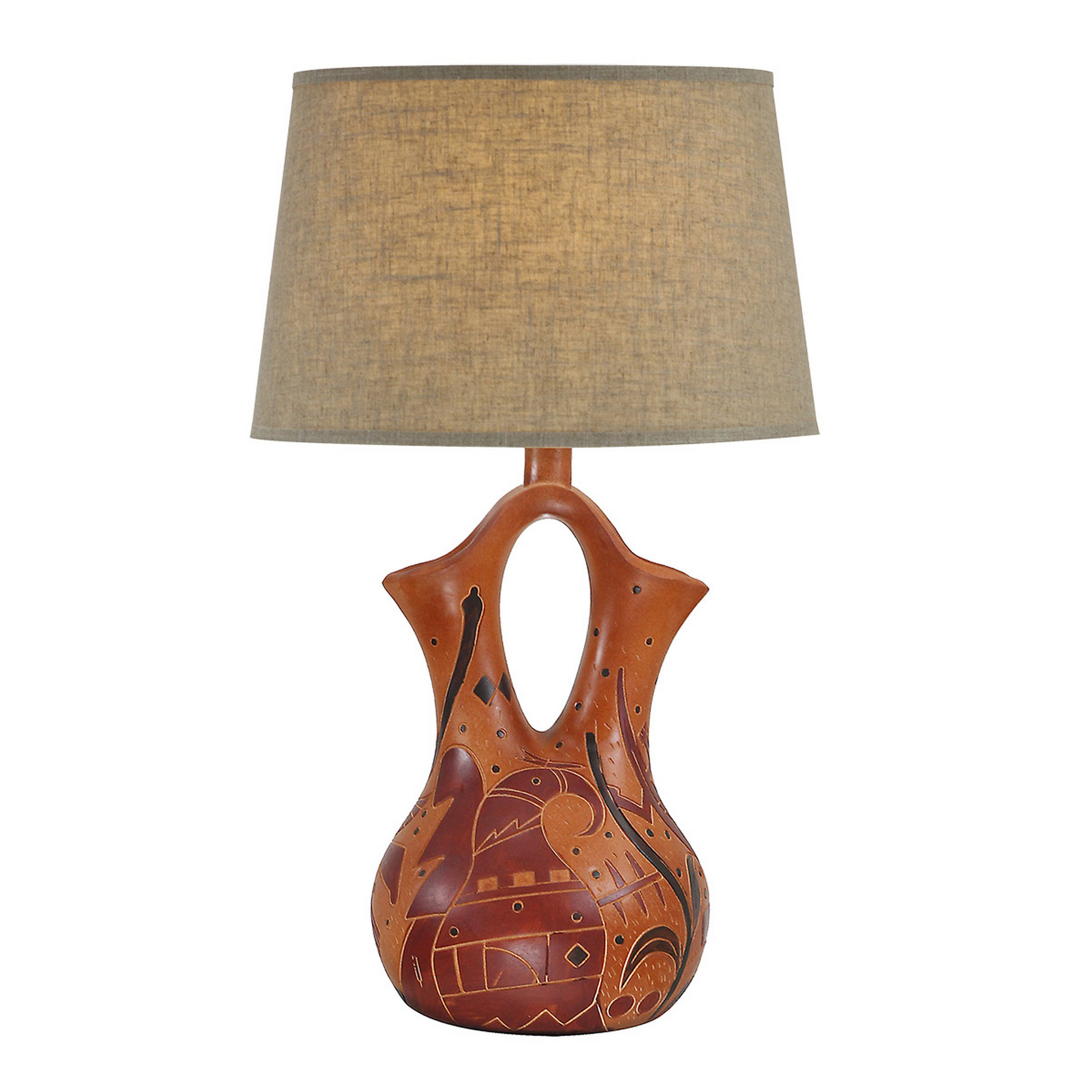 Bungalow Rose Fulfer Hydrocal Lamp | Wayfair