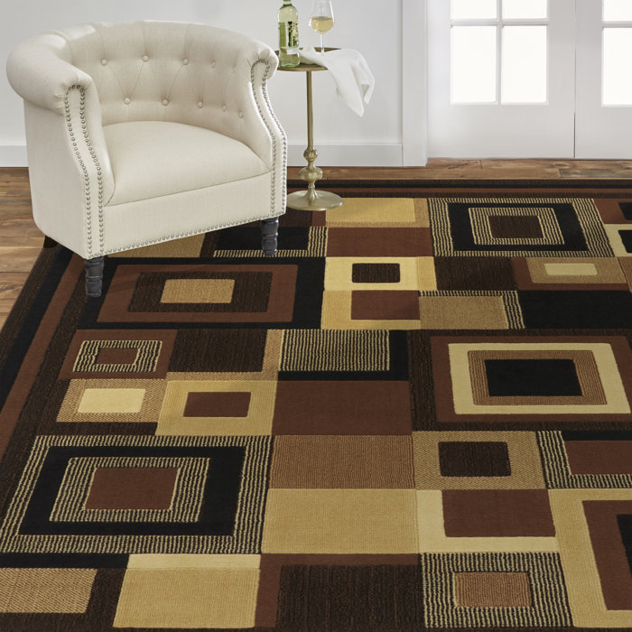 Winston Porter Ferrell Geometric Rug & Reviews | Wayfair