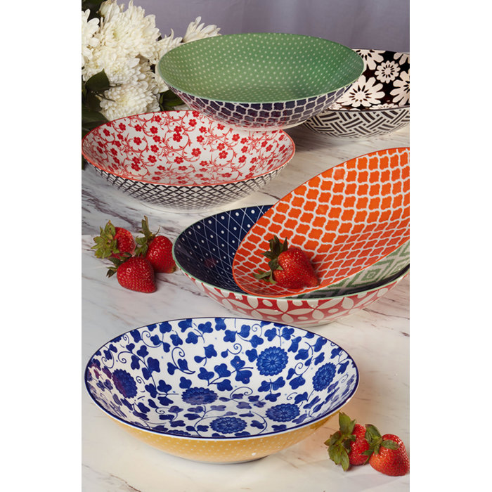Certified International Soho Set Of 6 Dinner Bowls & Reviews | Wayfair