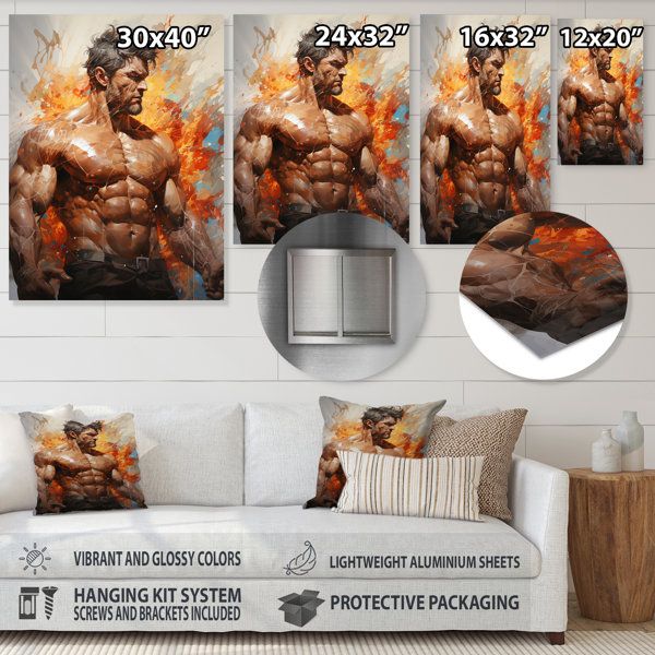 Winston Porter Bodybuilding The Flex - Aerobic & Bodybuilding Metal Art ...