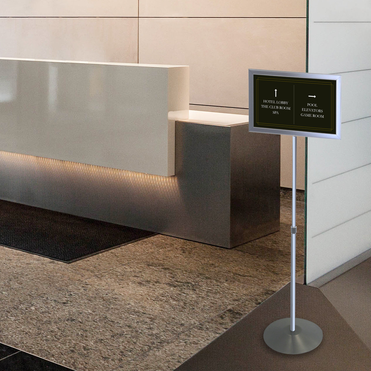 VKF Renzel USA Corp. Telescopic Sign Frame | Wayfair