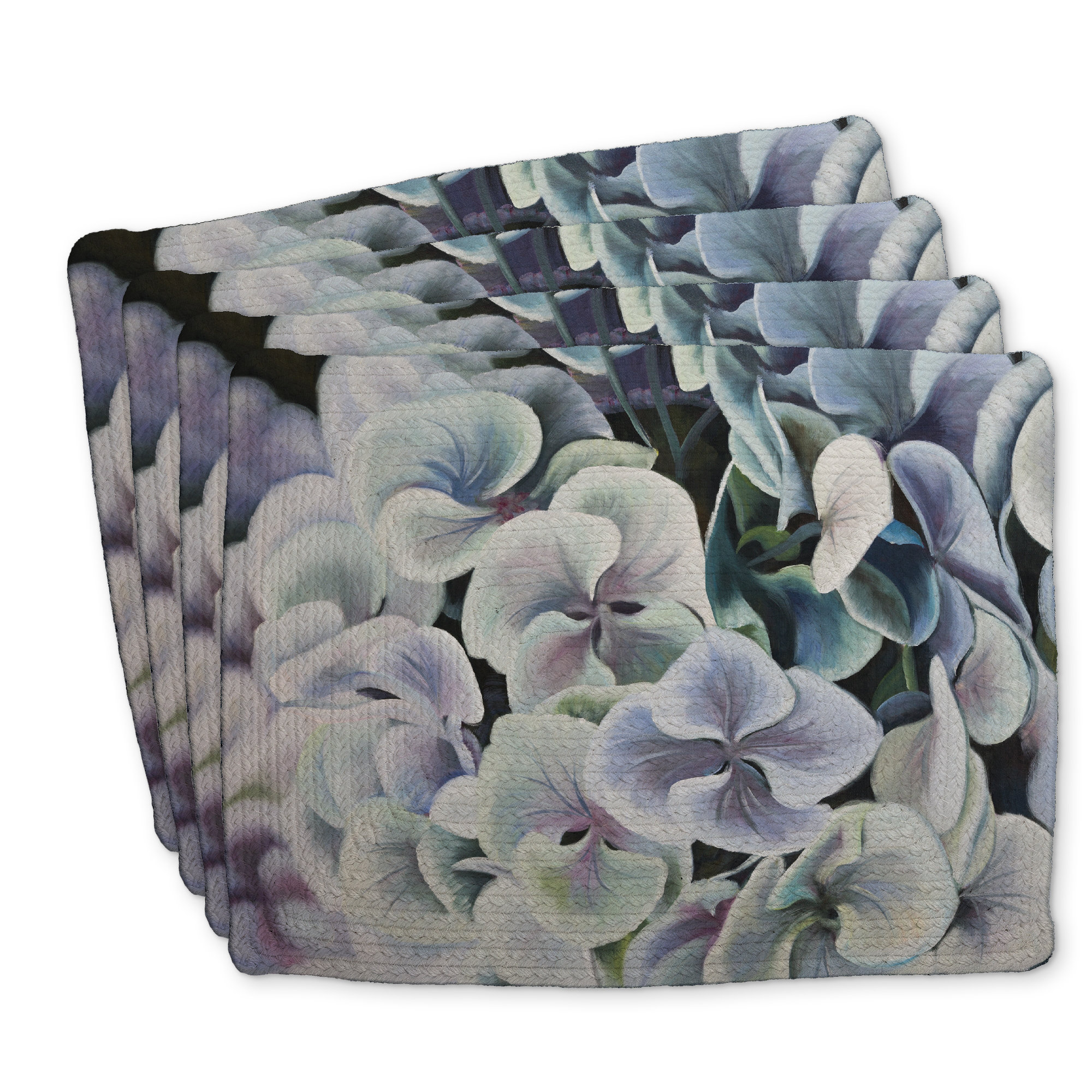 Begin Edition International Inc. Hydrangea Braided Polyester Placemats ...