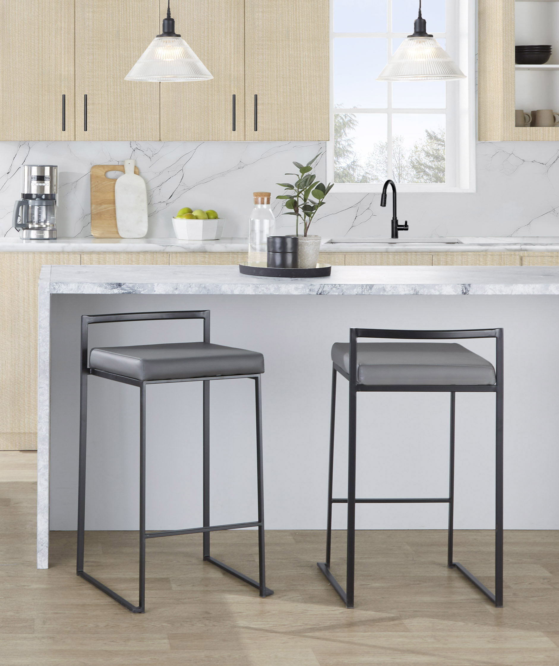 Wade Logan® Brieon Bar & Counter Stool & Reviews | Wayfair
