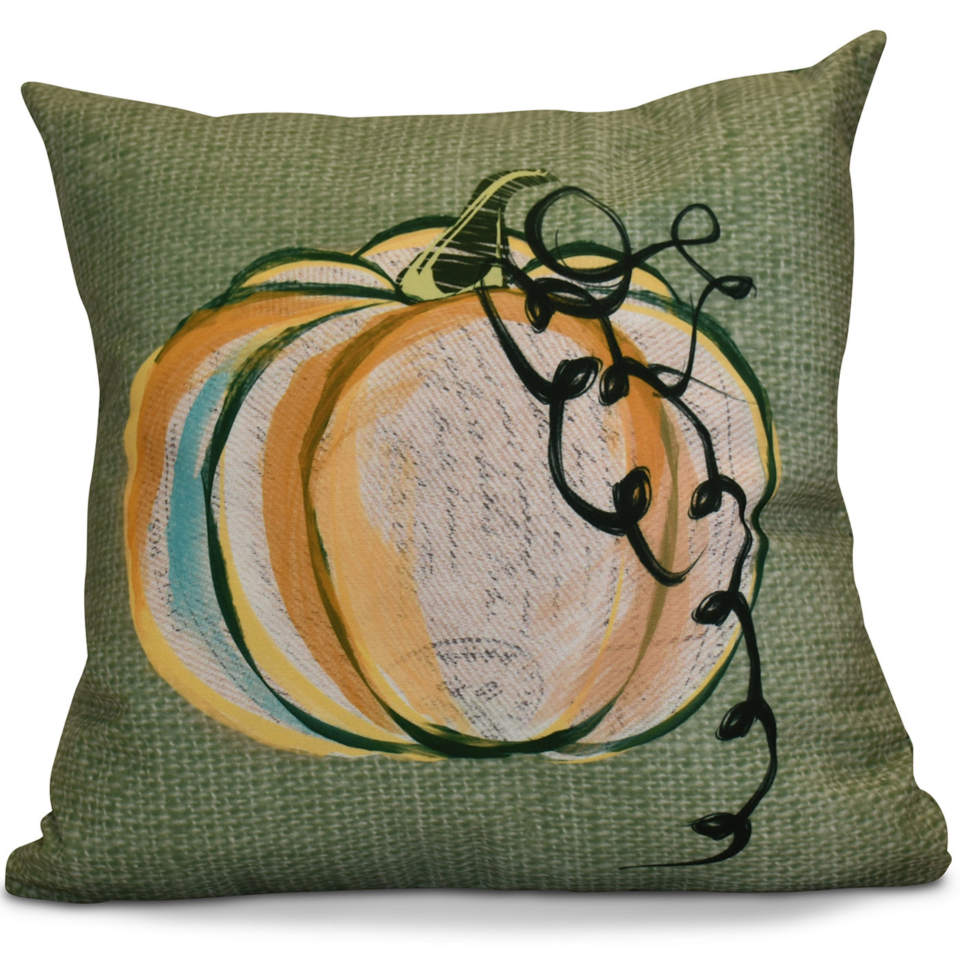 e by design Flipping for Fall Square Pillow Cover and Insert | Wayfair