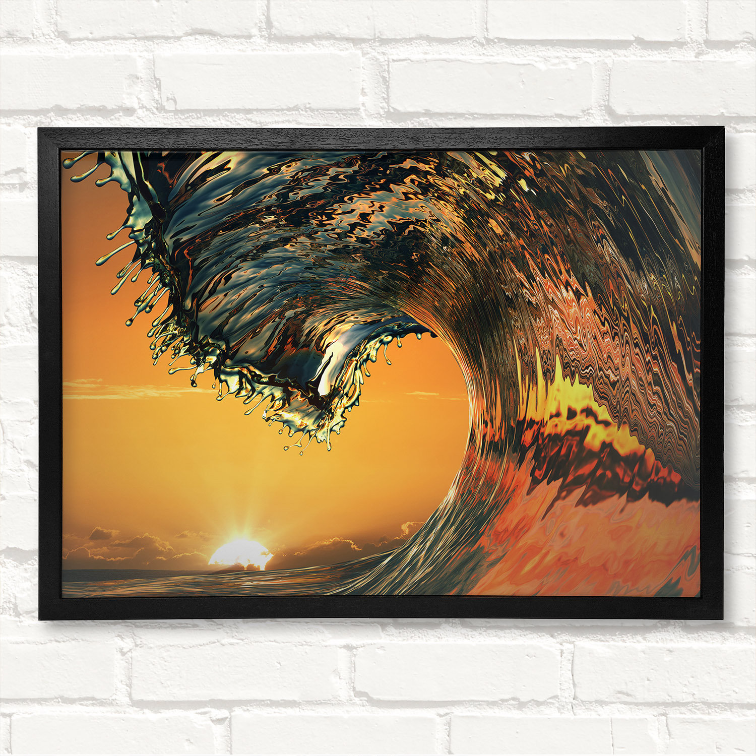 Metro Lane Closed Corner Frame Art Prints on Wood | Wayfair.co.uk