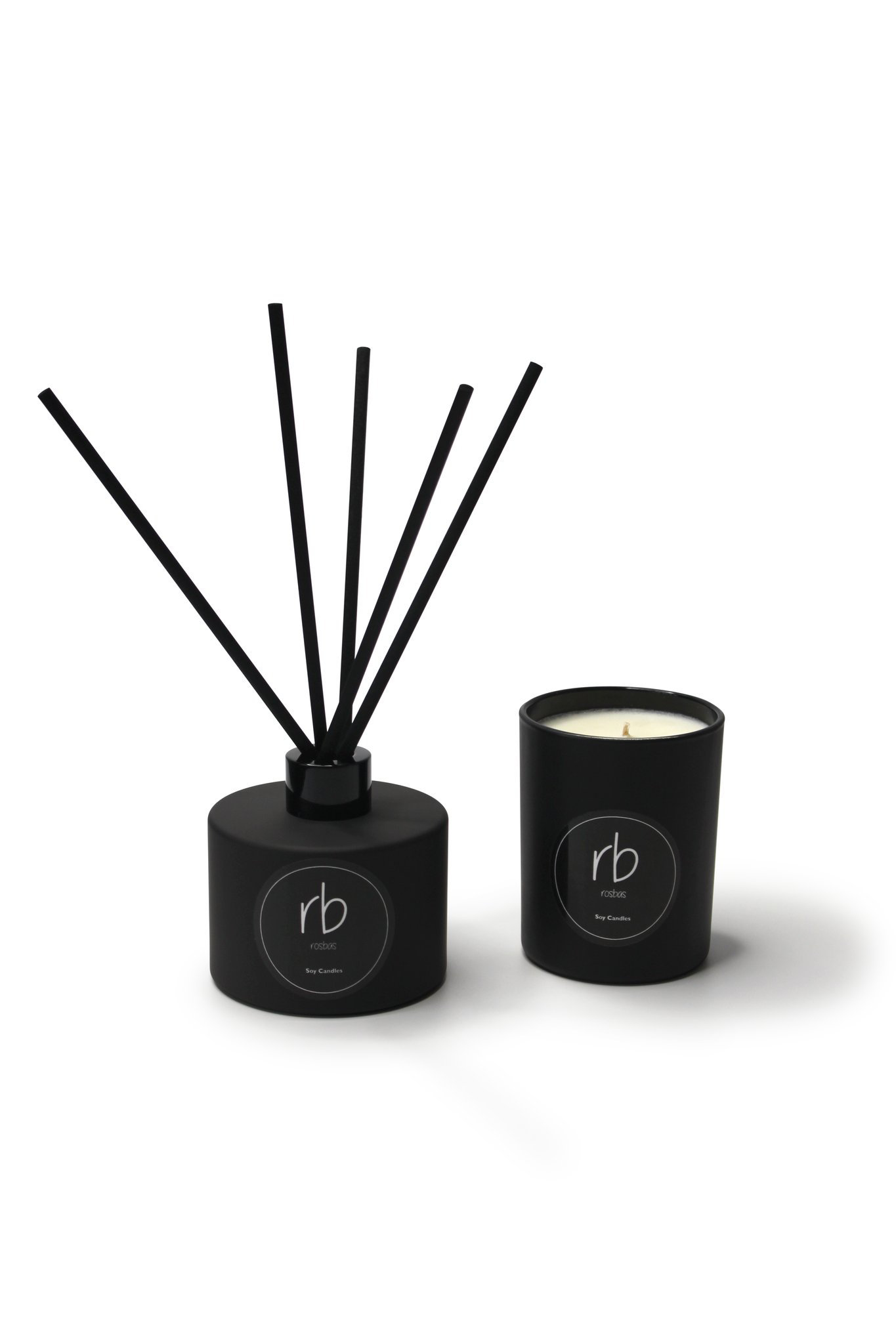 rosbas Candle and Reed Diffuser Gift Set Gardenia Scented | Wayfair