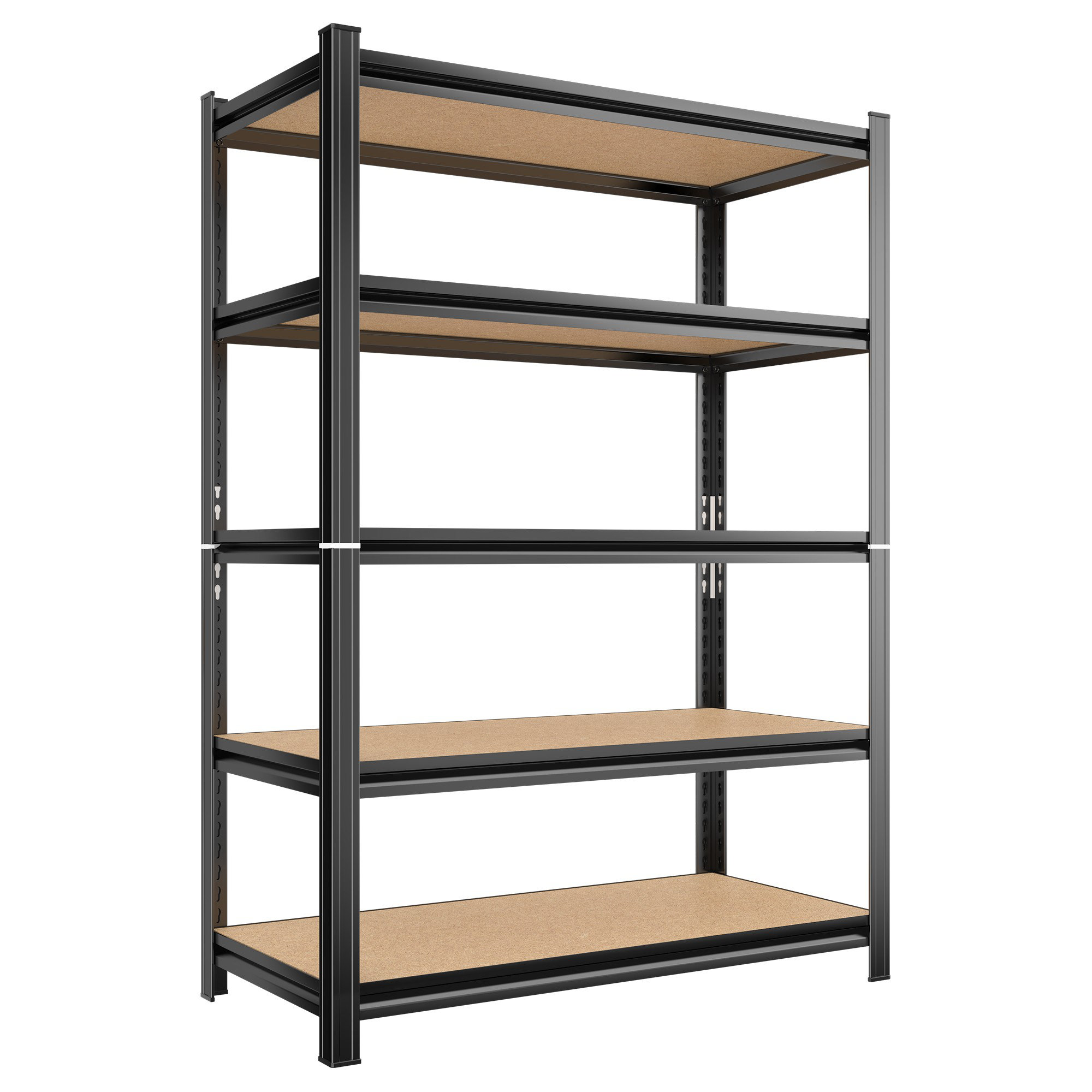 17 Stories 5-tier heavy duty shelving unit with MDF shelves | Wayfair