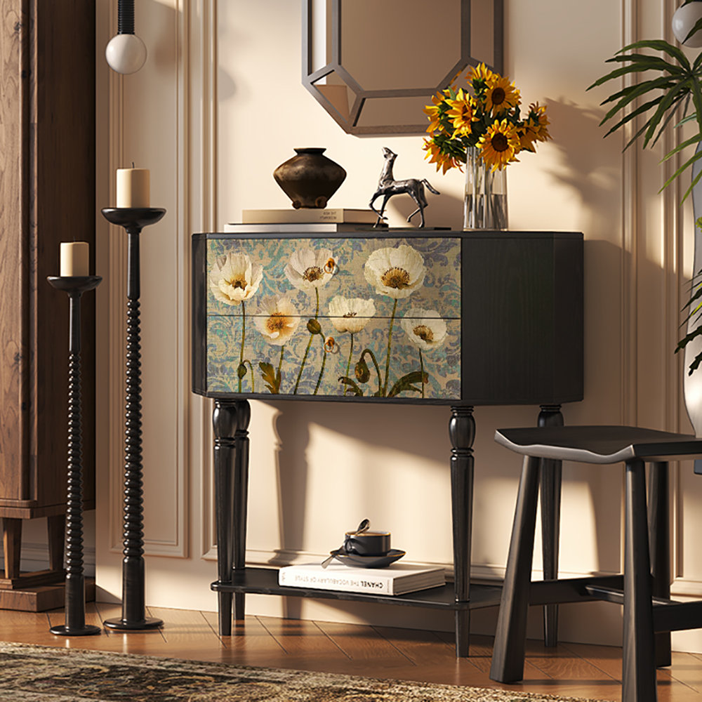 Darby Home Co 33.5in Retro Style Two Drawers Sideboard Buffet | Wayfair